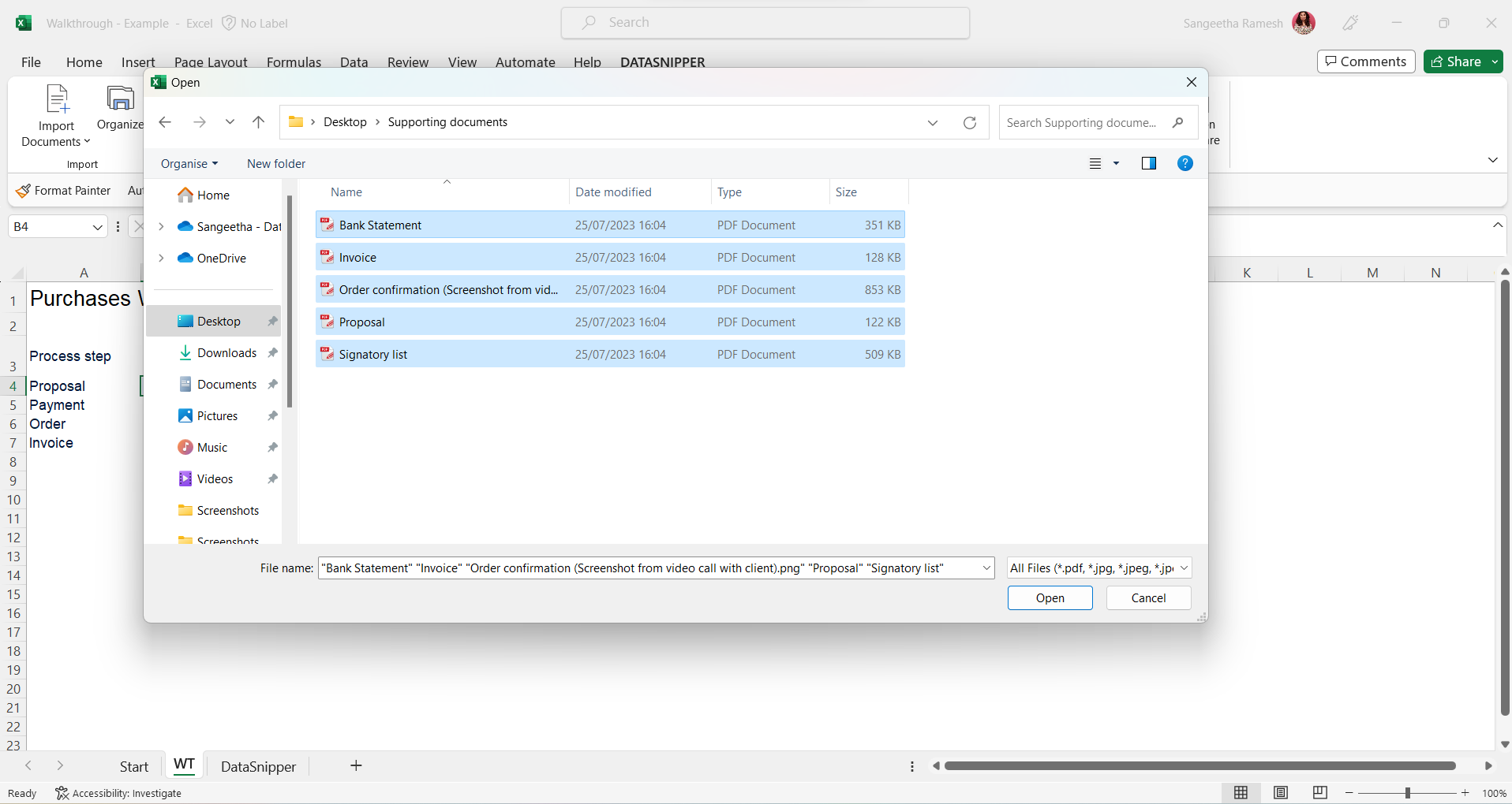 Como documentar um Walkthrough